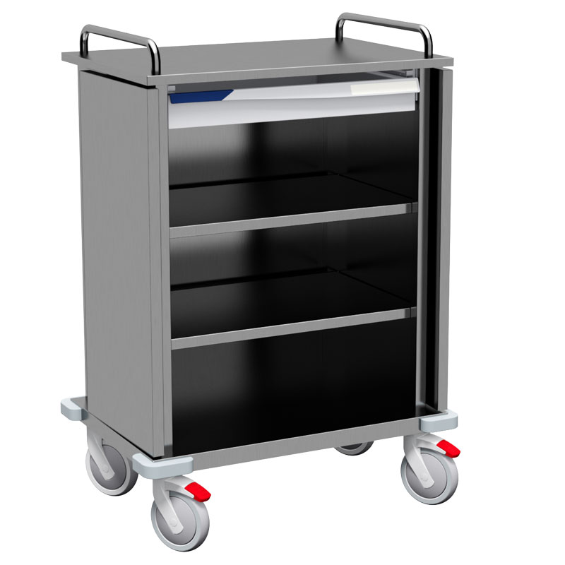 CT61 Stainless Steel Trolley - Francehopital